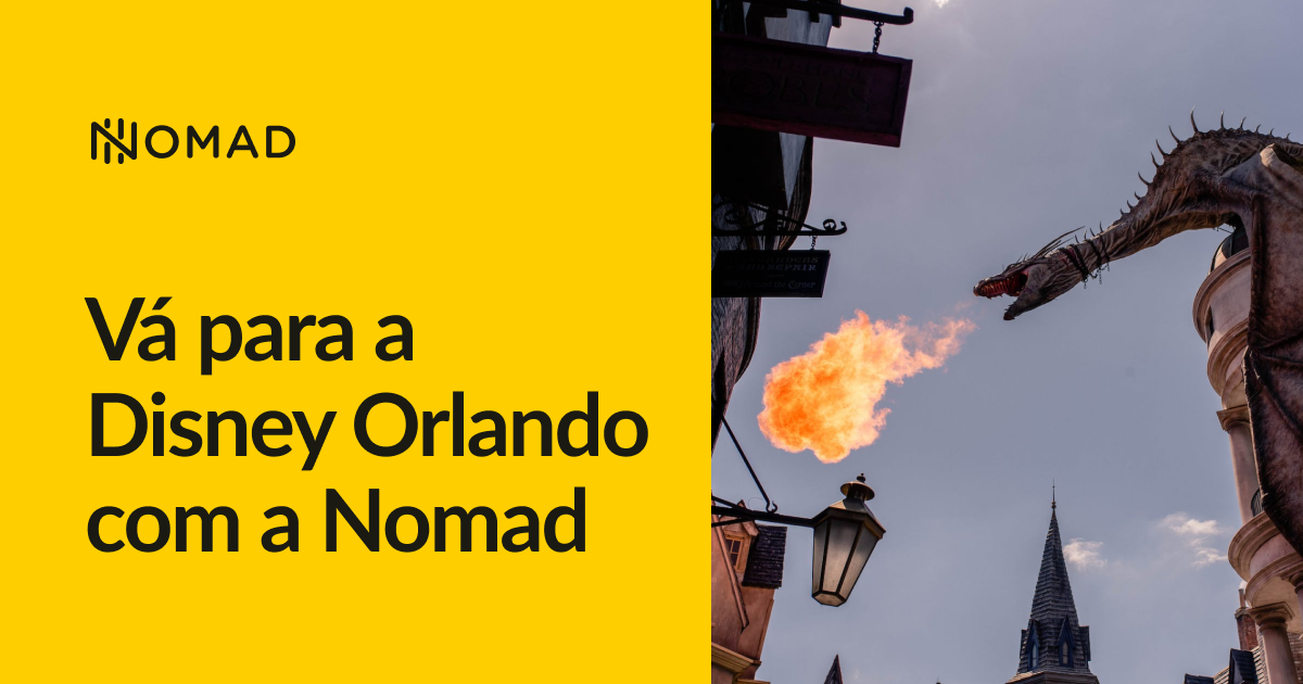 Use seu Cartão Nomad na Disney Orlando